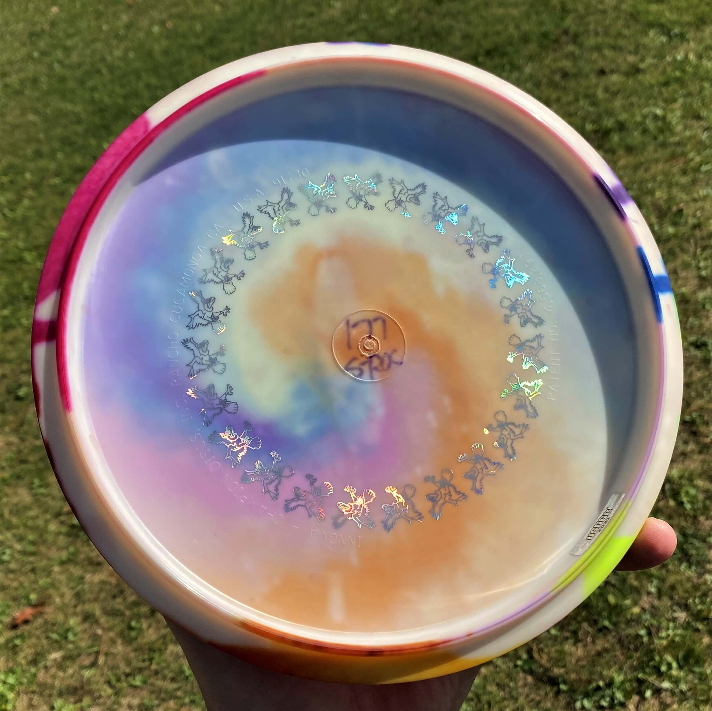 USDGC I-Dye Star Rancho Roc w/ Ring of Rocs Bottom Stamp - 177 grams ...