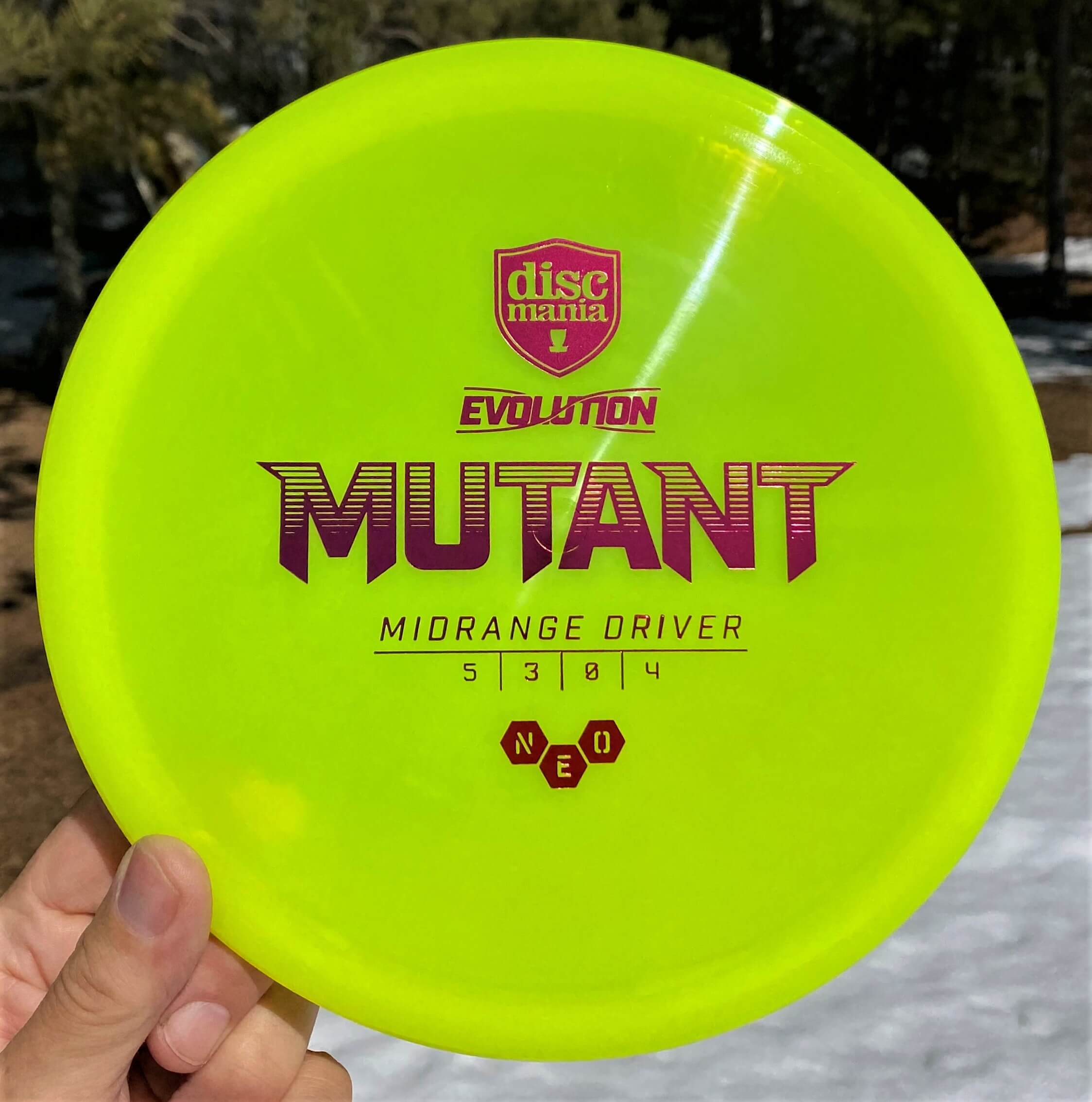 Discmania Evolution Neo Mutant Midrange Driver - 177 grams (0313-1 ...
