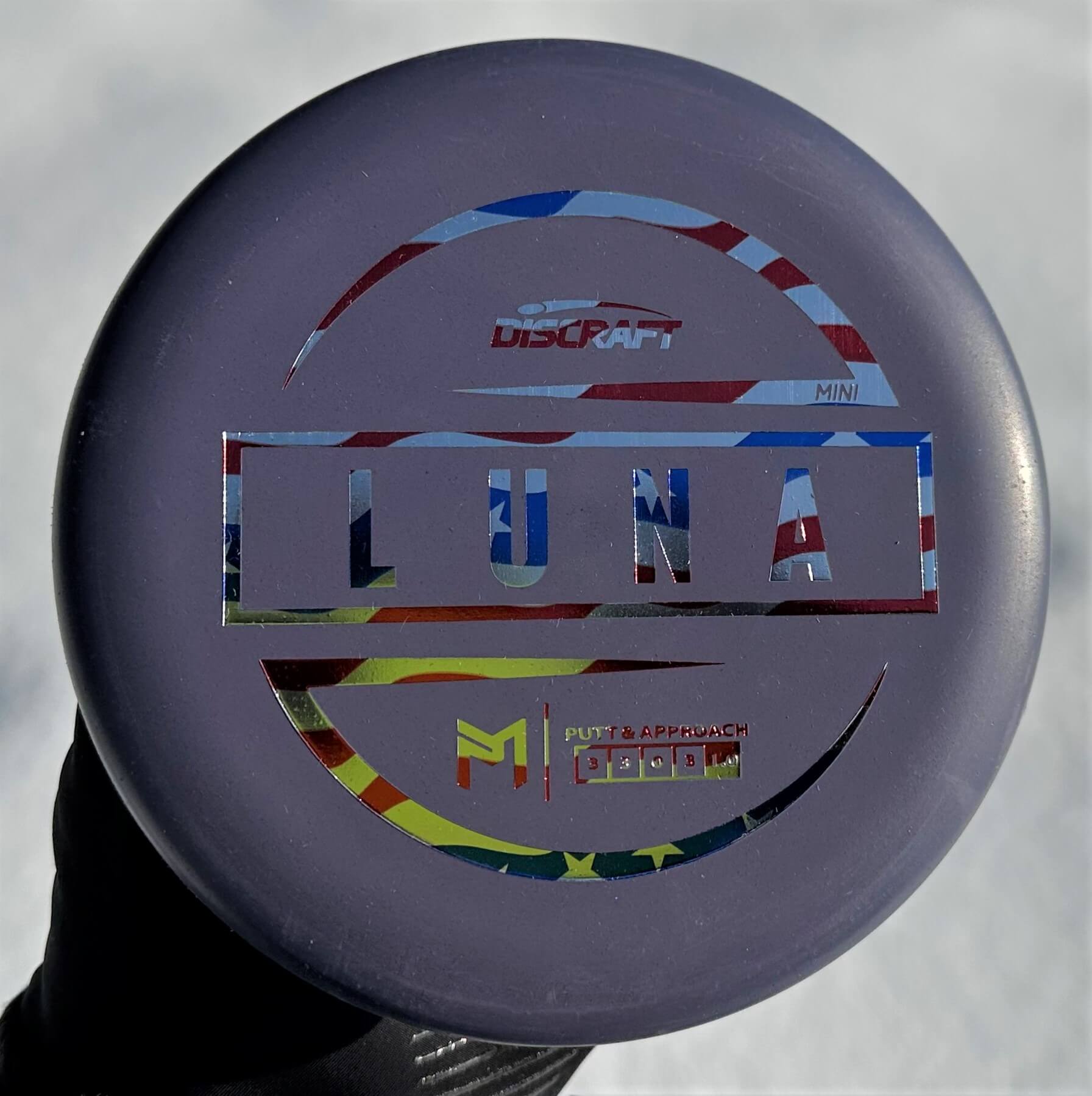 Paul McBeth 6-inch diameter MINI Luna Putter - 57 grams (3574-1 ...