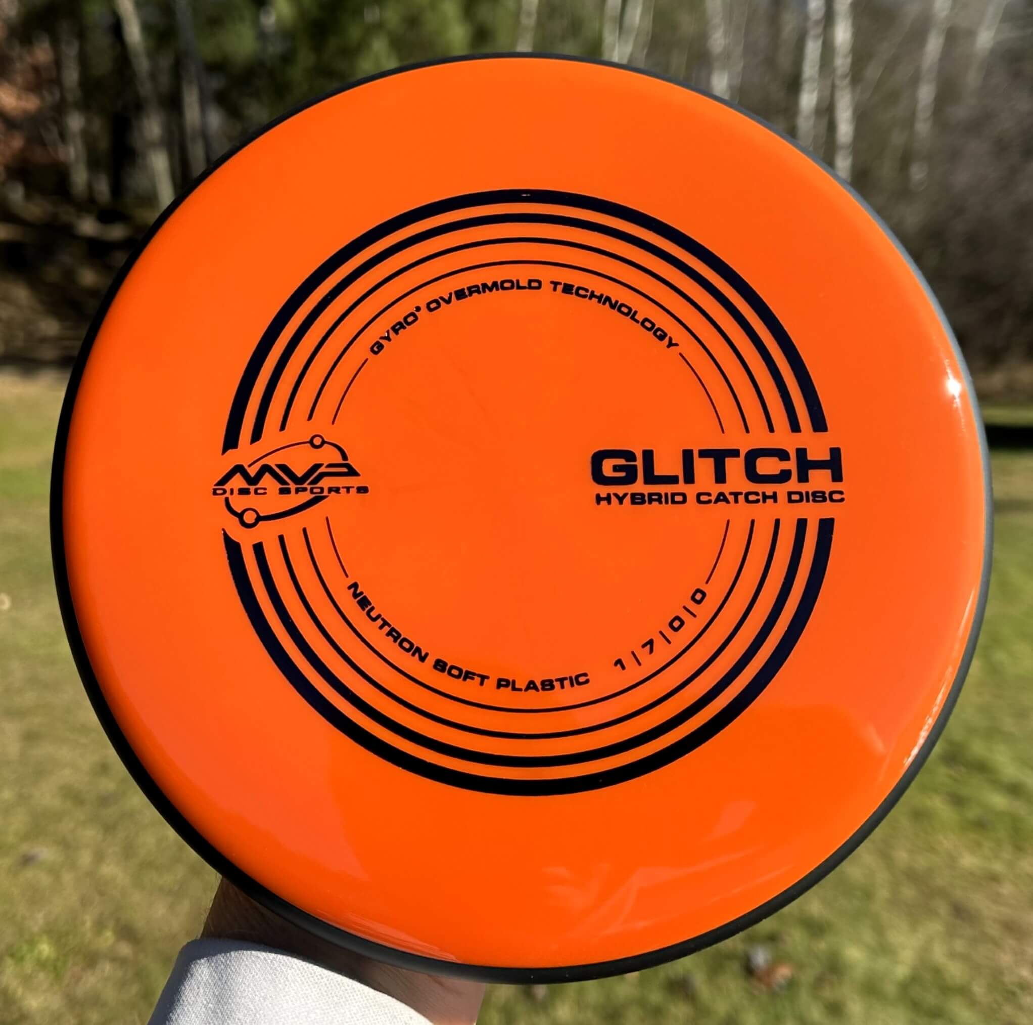 MVP Neutron Soft GLITCH Hybrid Catch/Golf Disc - 150 grams (8088 ...